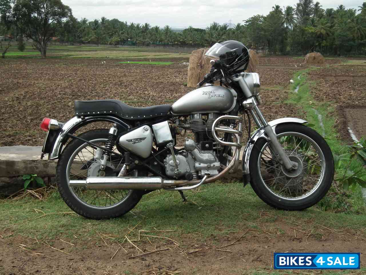 Silver Royal Enfield